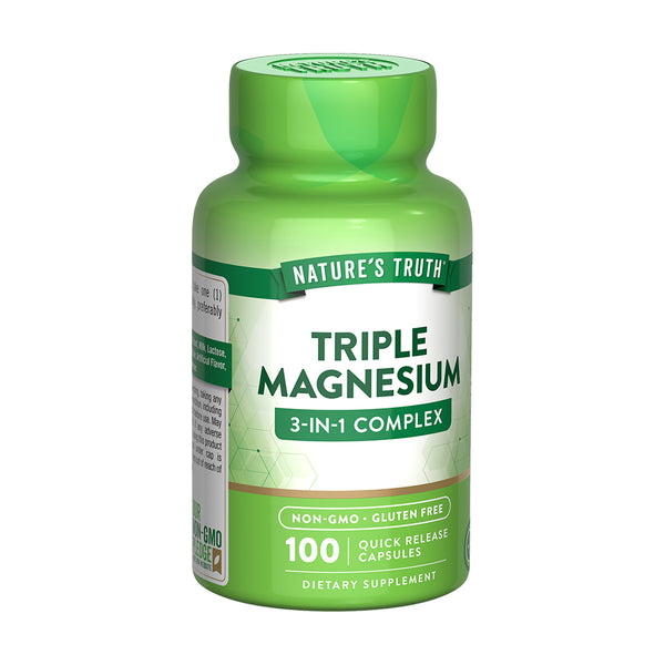 Triple MagneSium Complex 400 Mg - 100 Cápsulas | Relajación y Salud ...